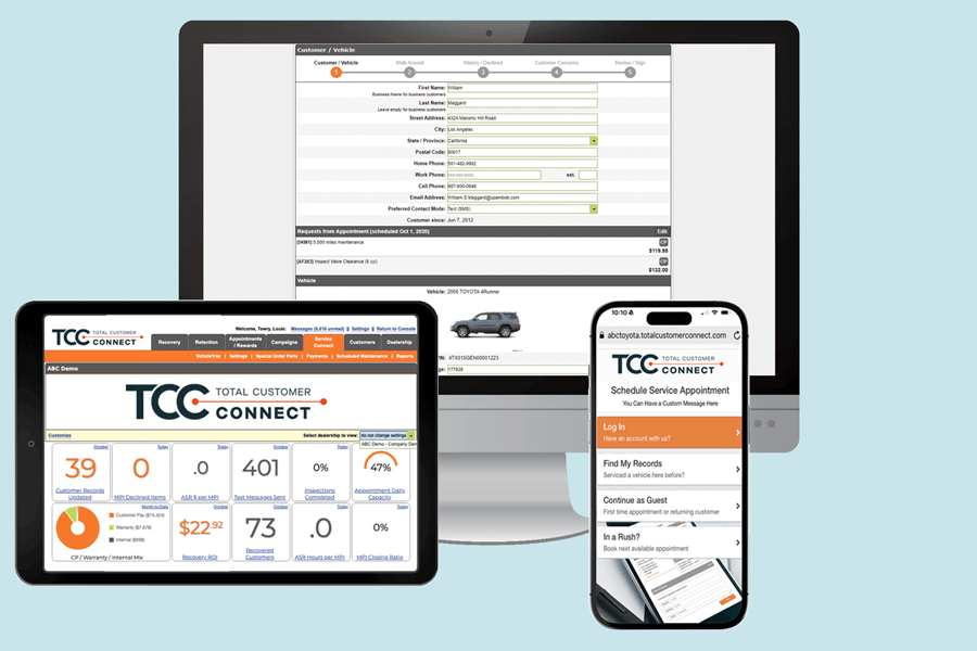 Dealership Software & Solutions Overview | Total Customer Connect
